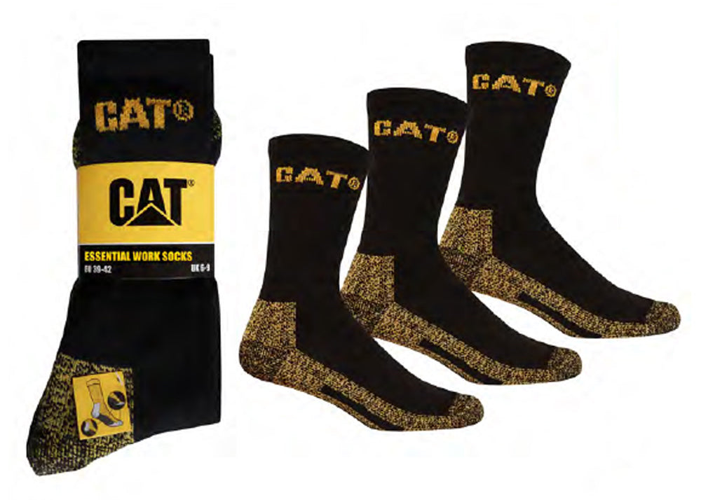 CAT Essential Work Socks 3 Pack – Durable Everyday Comfort